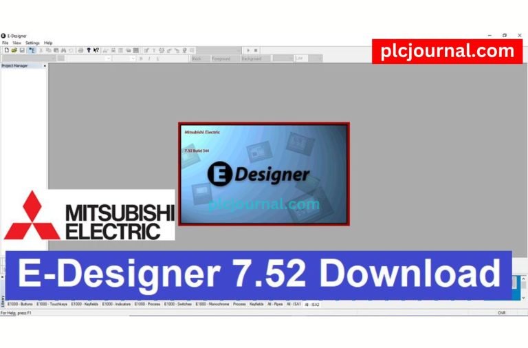 Download E-Designer V7.52 Mitsubishi HMI Software Free 2024