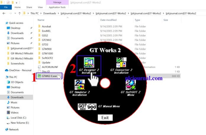 GT Desinger2 - GT Works2 Mitsubishi HMI Software free Download