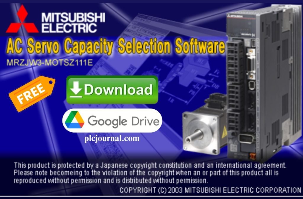 Mitsubishi Servo Selection Software Free Download (Google Drive)