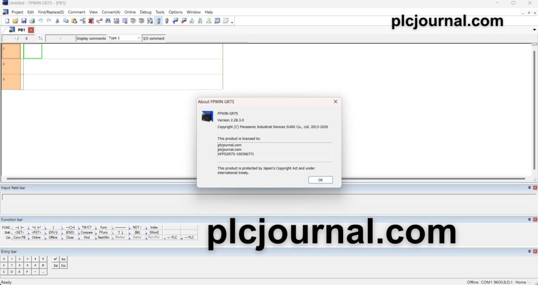 FPWIN GR7S Panasonic PLC Programming Software Free 2026