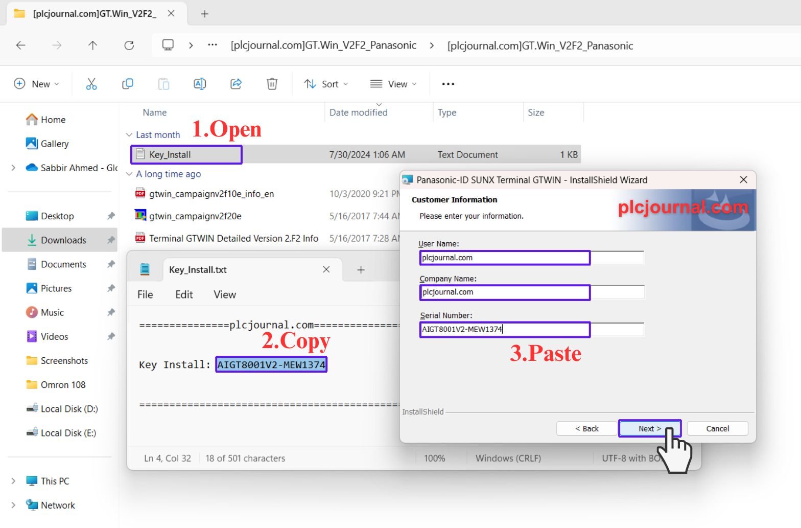GTWIN V2F2 Panasonic HMI Software Free Download 2024
