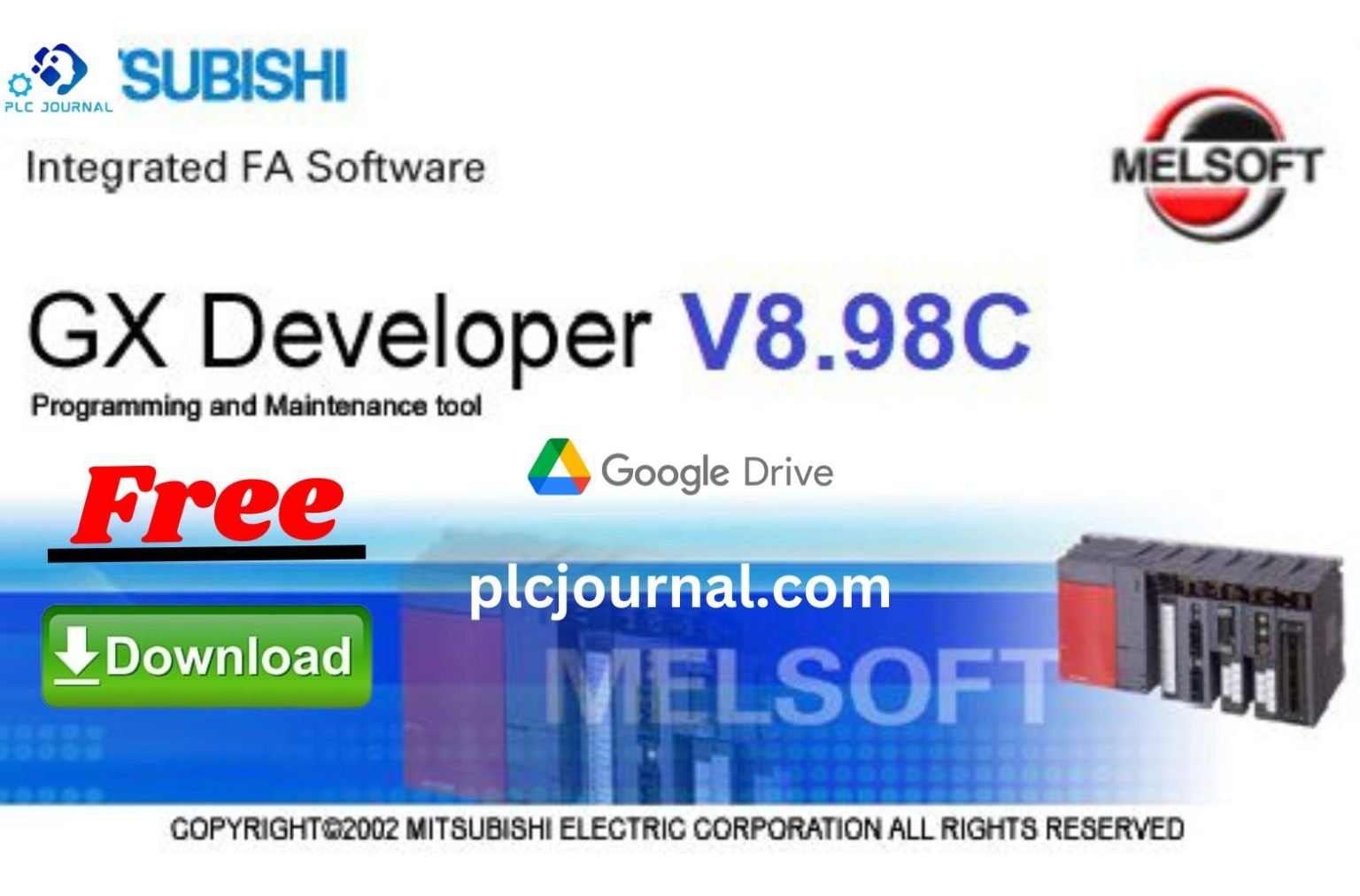 Free Download GX Developer V8.98C (New Version)