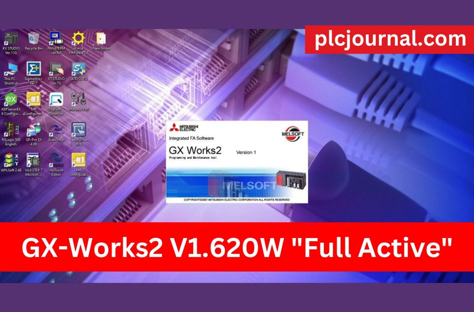 Free Download GX Works 2 V1.620W Full (New Version) 2024