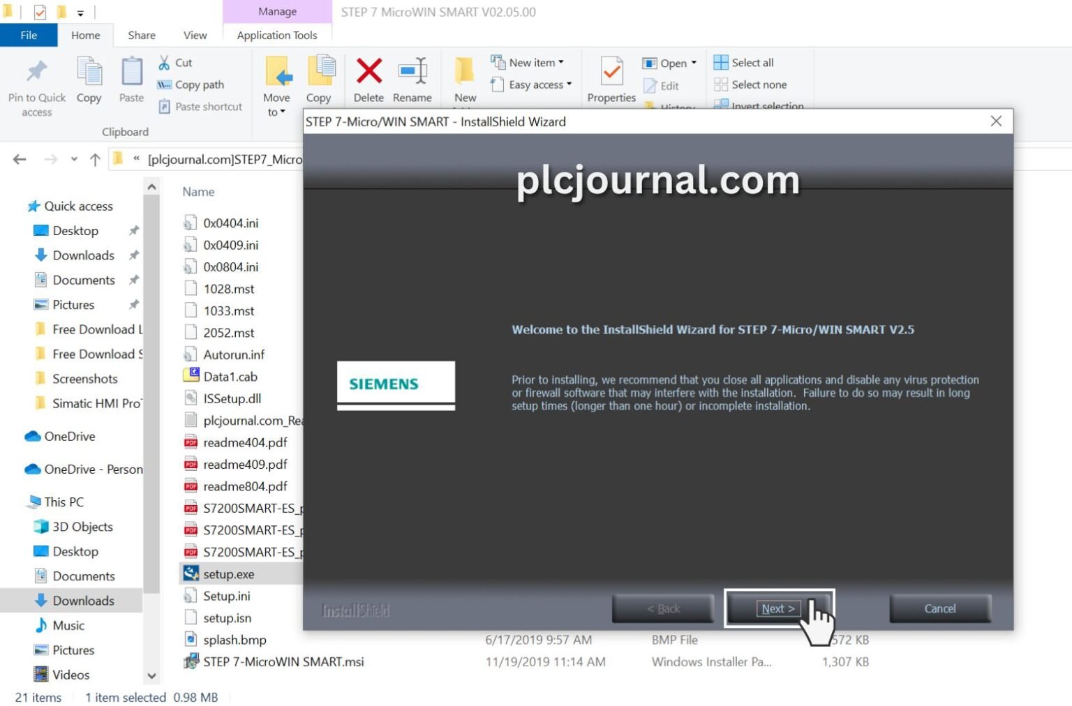 STEP7 MicroWIN SMART V2.5 for PLC S7-200 Siemens Software