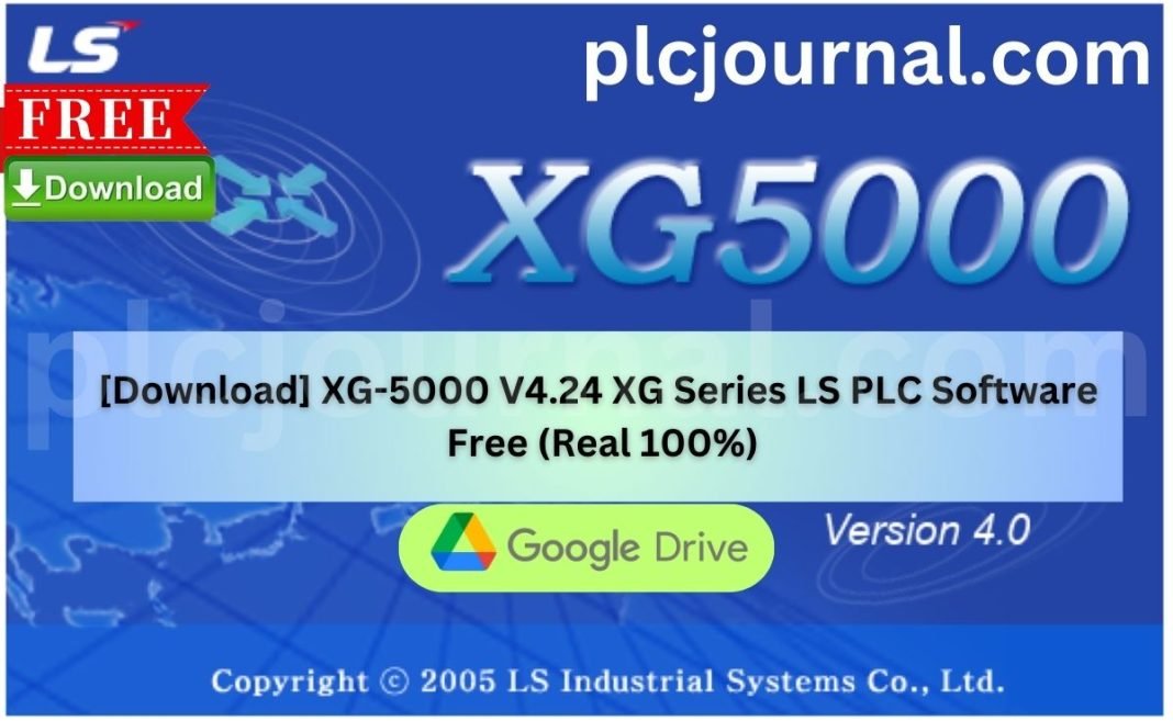 XG-5000 V4.24 XG Series LS PLC Software Free Download 2025
