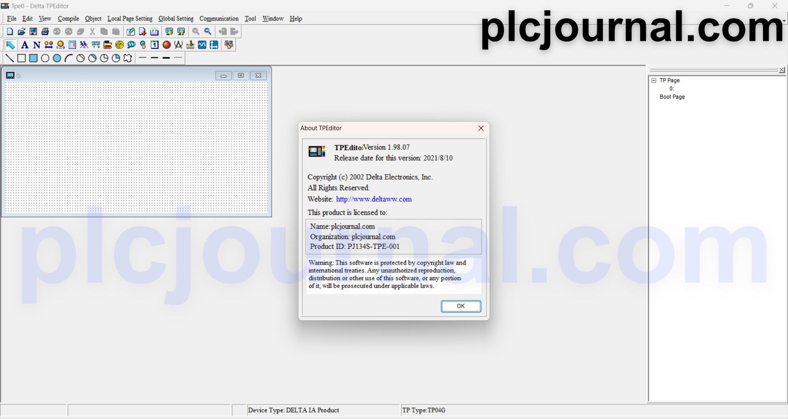 TPEditor V1.98 Delta HMI Software Free Download 2025