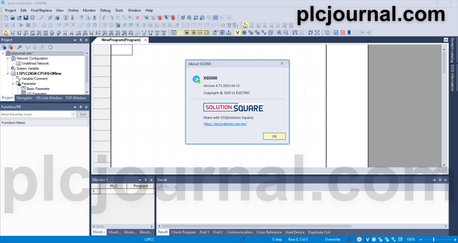 XG5000 V4.73 LS XGB PLC Software Free Download 2025