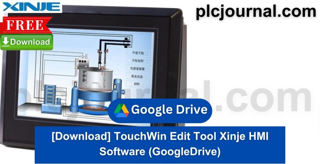 TouchWin Edit Tool V2.99 Xinje HMI Software Free Download