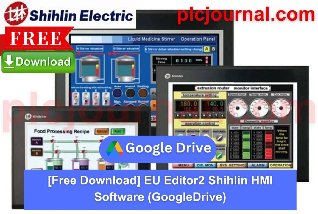 Download EU Editor2 Shihlin HMI Software Free (GoogleDrive)