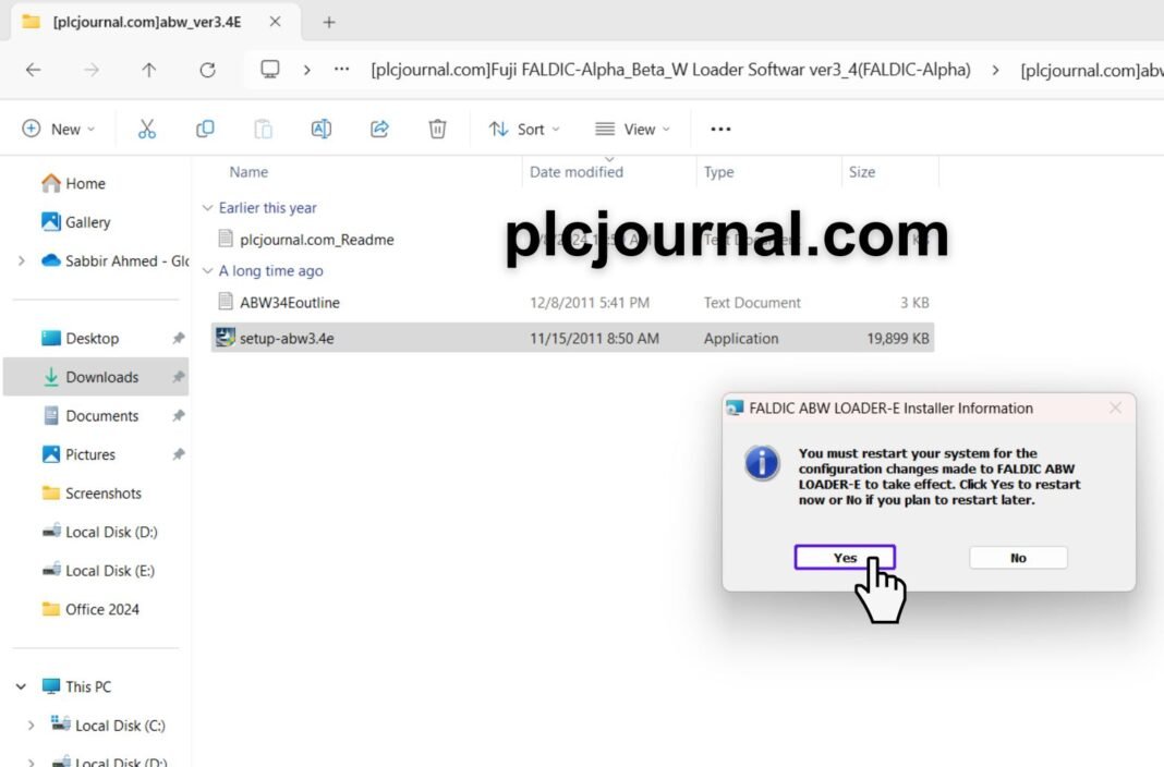 FALDIC ABW LOADER-E FUJI Servo Software Free Download