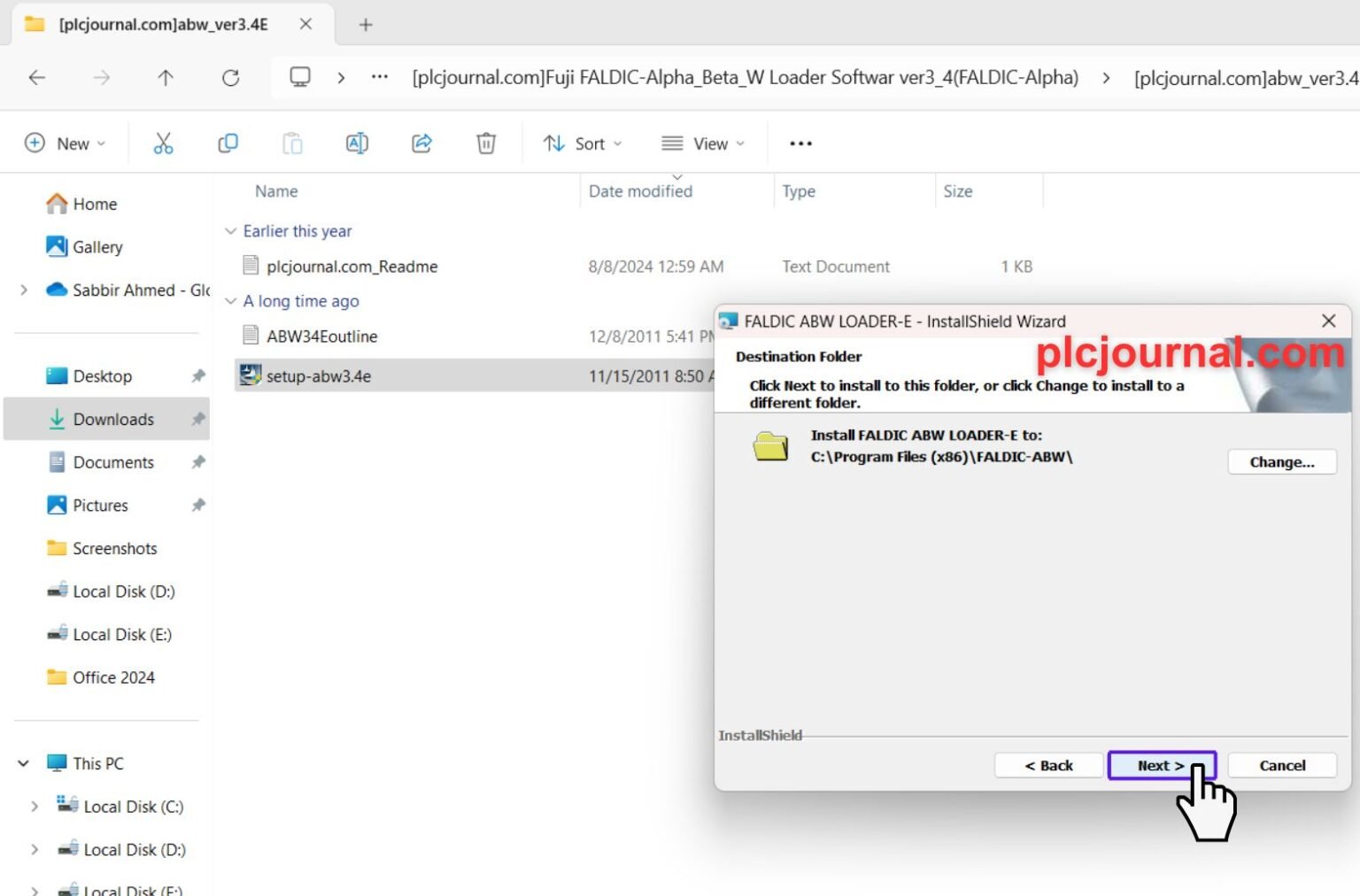 FALDIC ABW LOADER-E FUJI Servo Software Version 3 Free