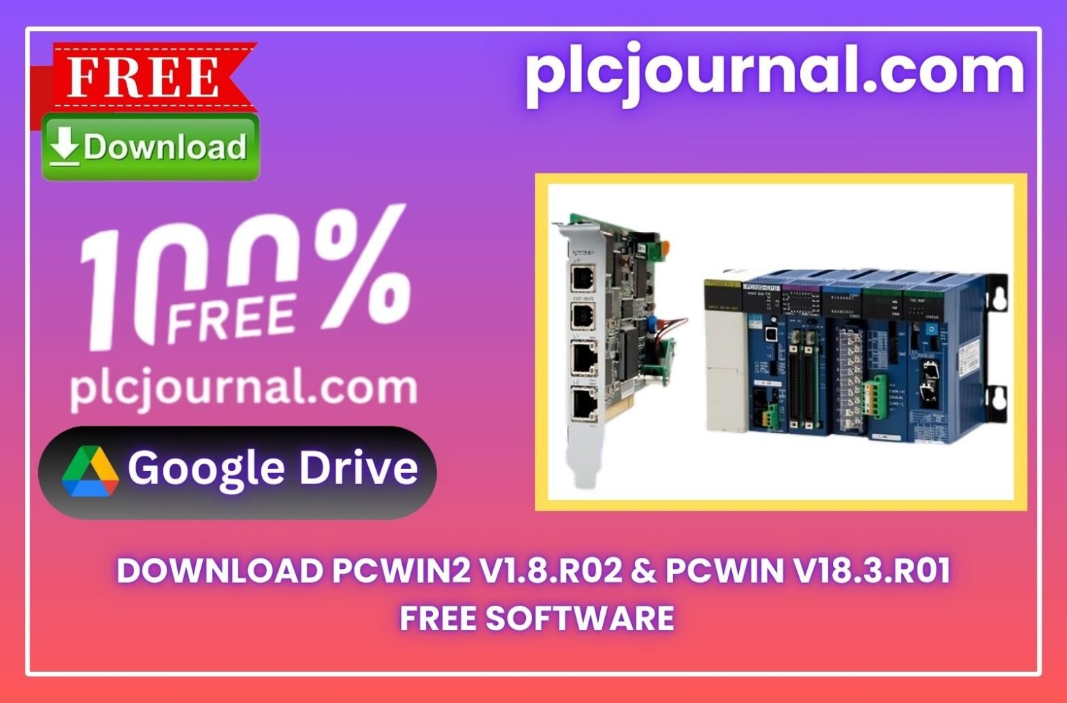PCwin2 V1.8.R02 PCwin V18.3.R01 Free Download Software