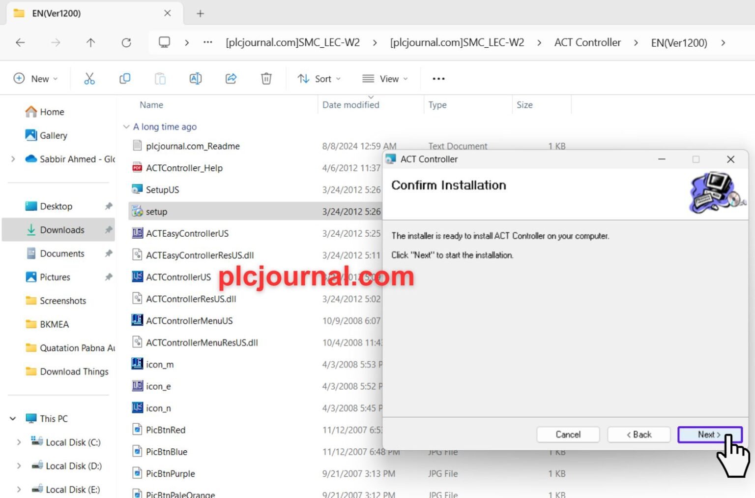 ACT Controller SMC Electric Actuator Software Free Download