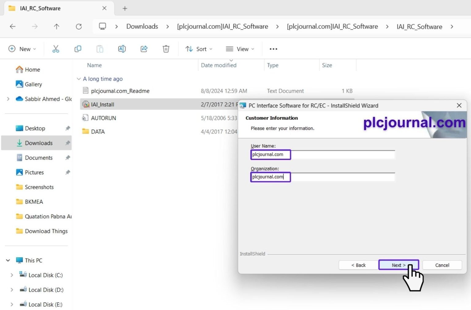 PC Interface Software RC/EC IAI – Free Download (Google Drive)