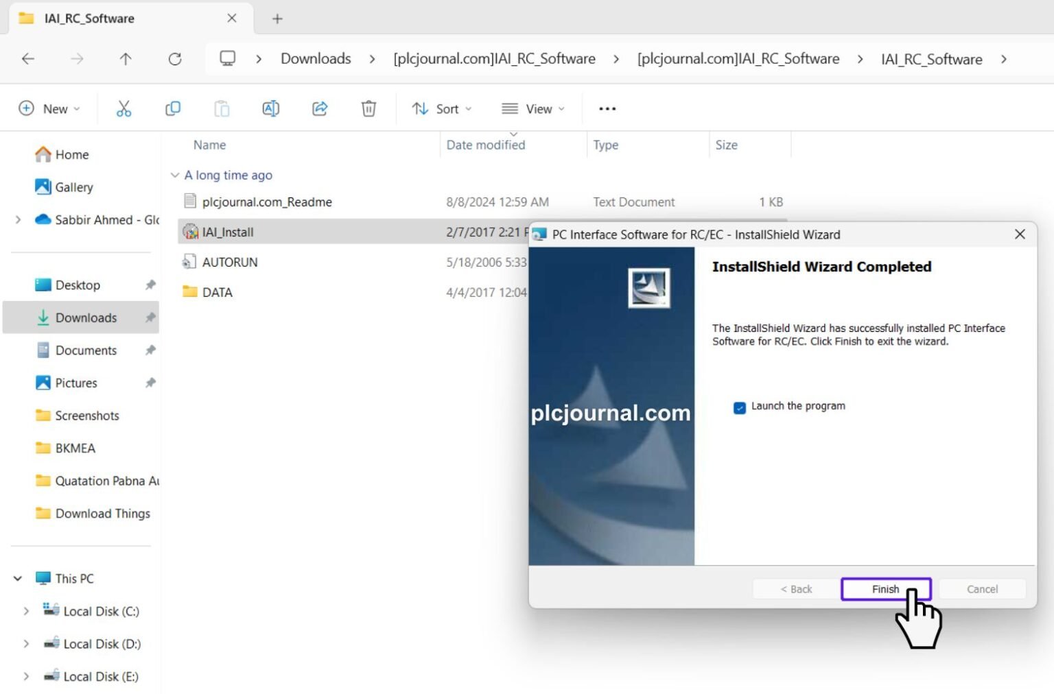 PC Interface Software RC/EC IAI – Free Download (Google Drive)